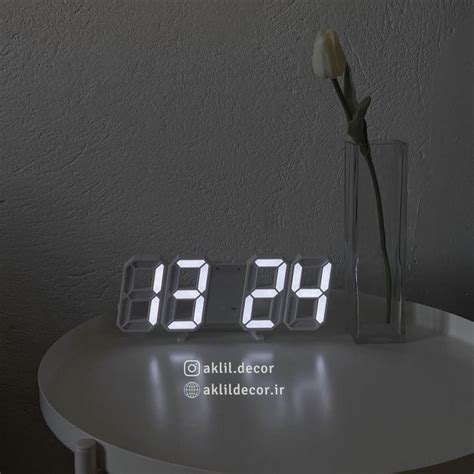 ساعت دیجیتالی هوشمند رومیزی خرید و قیمت اکلیل دکور