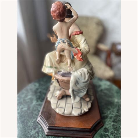 Vintage Italian Capodimonte Large Porcelain Figure Aptdeco
