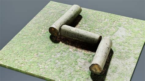 Tree Trunks 3d Model By Polygonal Miniatures