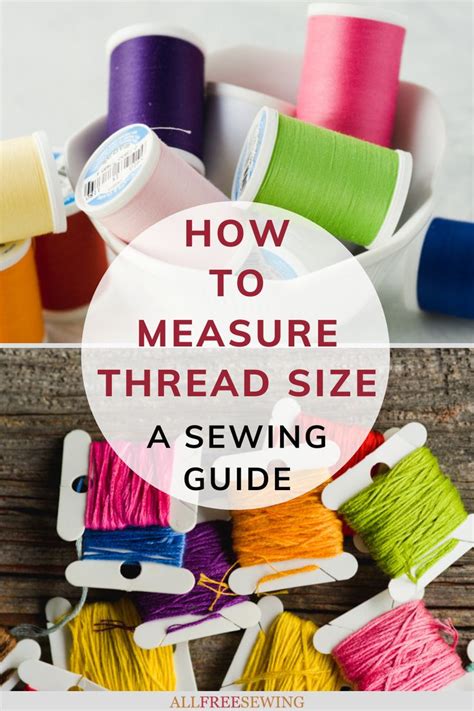 How To Measure Thread Size Sewing Basics Sewing Thread Thread