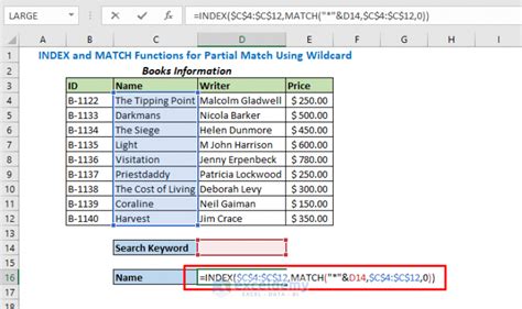 how to use index and match for partial match 2 ways exceldemy