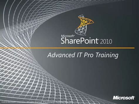 PPT SharePoint 2010 Upgrade Overview PowerPoint Presentation Free Download ID 564249