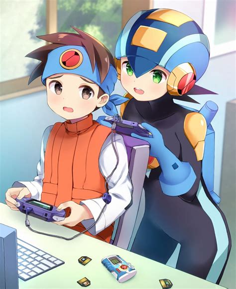 Rockman Exe การวาดรูปคน