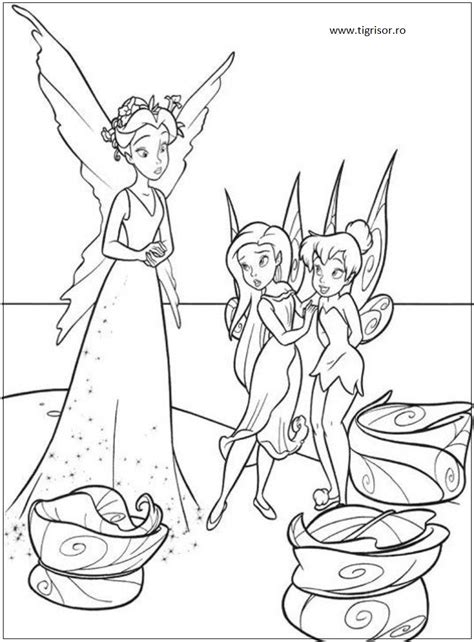 Tinker Bell Clopotica Poveste Cu Planse De Colorat Partea A Treia