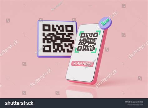 Qr Code Scanning Payment Verification On Stock Illustration Shutterstock