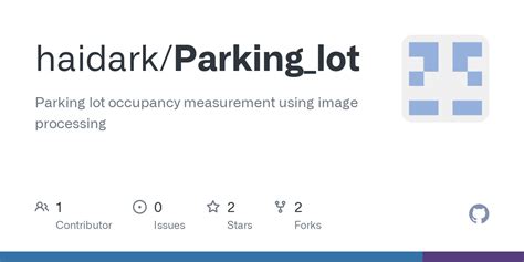 GitHub Haidark Parking Lot Parking Lot Occupancy Measurement Using Image Processing