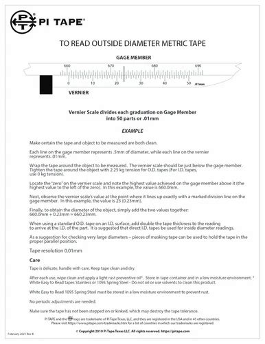 Pi Tape 300 600mm For Measurement At ₹ 11100 In Kolkata Id 25876295855