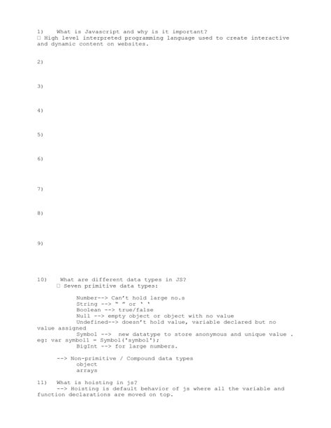 Javascript Basics Data Types Hoisting Scope And Variables Explained