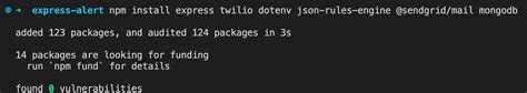 Build A Twilio Alert System With Express Json Rules Engine And Mongo