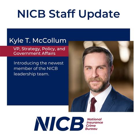National Insurance Crime Bureau on LinkedIn: NICB proudly welcomes Kyle ...