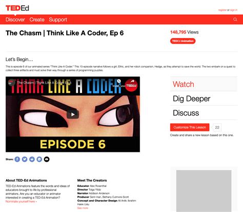 The Chasm Think Like A Coder Ep 6 Instructional Video For 6th 12th