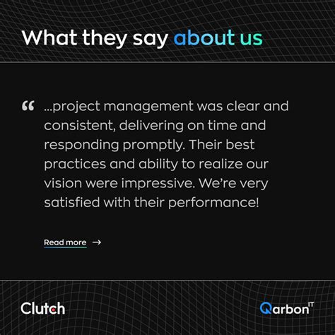 Clutch Fintech Projectmanagement Softwarehouse Development Ai Qarbon It