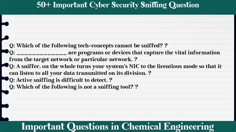 mcq questions cyber security sniffing with answers youtube