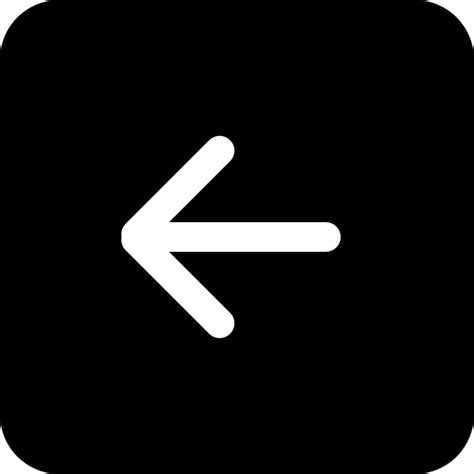 Black Square Interface Button Symbol