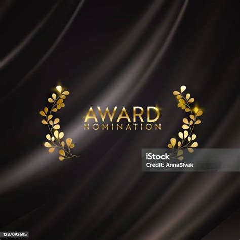 황금 우승자 는 월계수 화환과 배너를 반짝입니다 수상 후보 디자인 배경 벡터 의식 럭셔리 초대 템플릿 현실적인 실크 추상 직물