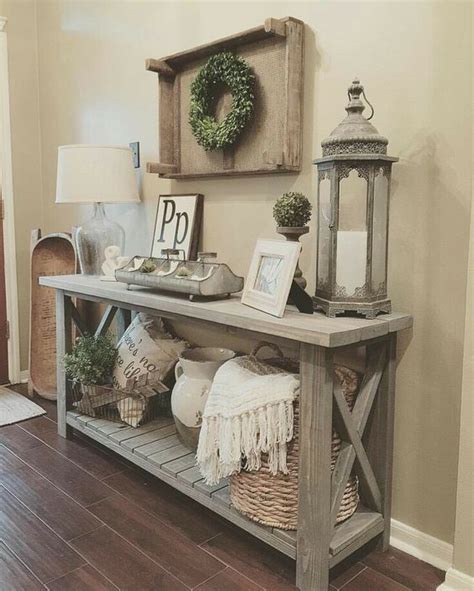 20 Beautifully Rustic Entry Table Ideas Blending Storage With Decor At Their Best