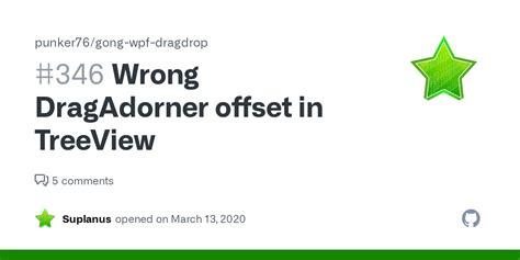 wrong dragadorner offset in treeview · issue 346 · punker76 gong wpf