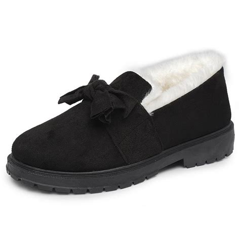 Купити Нове зимове жіноче тепле повсякденне взуття плюшеве потовщене нековзке тепле жіноче
