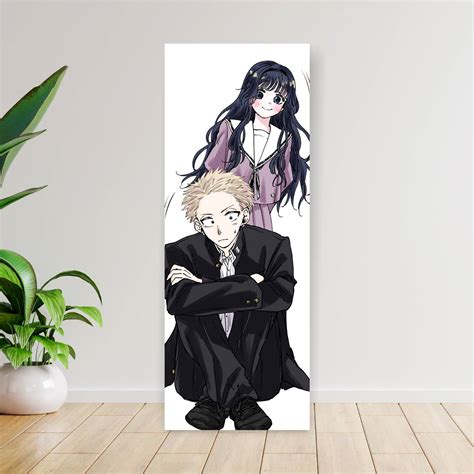 Cuadro Grande 30x80cm Rintaro Y Kaoruko Kaoru Hana Wa Rin To Saku