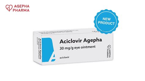 Aciclovir Agepha 30 Mgg Eye Ointment No Tax Ids Deutschlandde