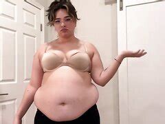 Big Women Weight Gain Fat Belly Again Thisvid Com