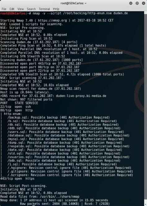 How To Enumerate Webserver Directories Using Nmap In Kali Linux Our Code World