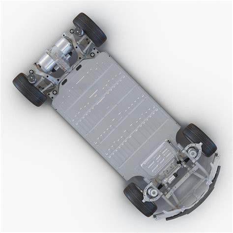 3d Tesla S Chassis Modeled