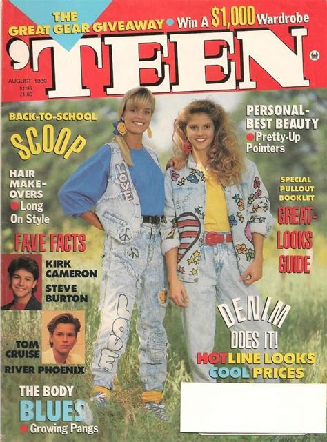 Teen Magazine August 1989i Had This Copy Of Teen Magazine