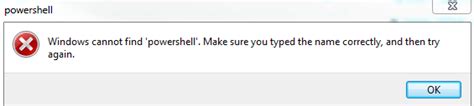 Windows Run Command Doesnt Find Powershell Anymore Stack Overflow