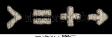 오른쪽 꺾쇠 괄호 같음 더하기 인더스트리얼 스톡 일러스트 1818143231 shutterstock