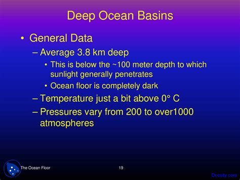 Deep Ocean Basins Environmental Geology Lecture Slides Docsity