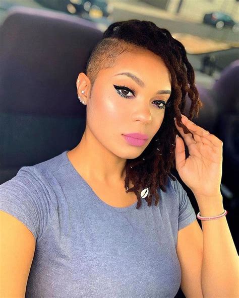 Black Hairstyles With Shaved Sides And Back