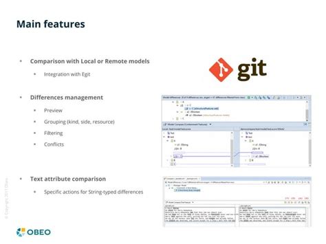 Eclipse Modeling Guided Tour EMF Compare PPT