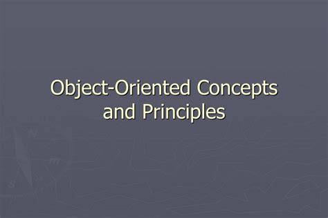 Ppt Object Oriented Analysis And Design Powerpoint Presentation Id793484