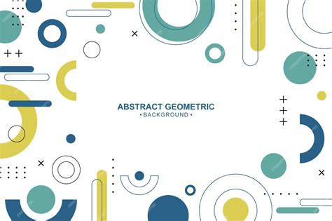 Premium Vector Abstract Colorful Geometric Background In Flat Design