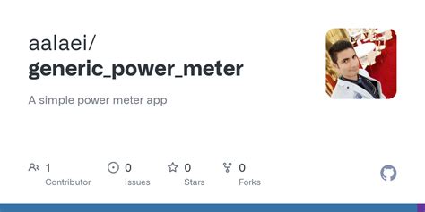 GitHub Aalaei Generic Power Meter A Simple Power Meter App