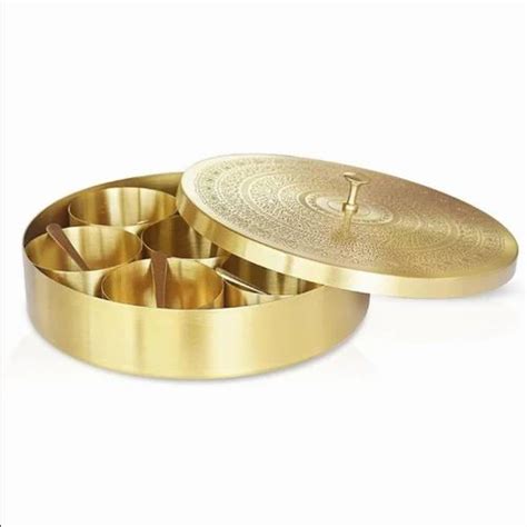 250 Gram 100 Brass Spice Kitchen Storage Box At ₹ 1049 Piece In Jaipur Id 2854566003573