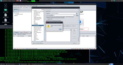 Failed To Validate Or Save The Panels · Issue 6161 · Zaproxyzaproxy
