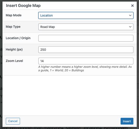 Generate Dynamic Elements Google Map WP Zinc
