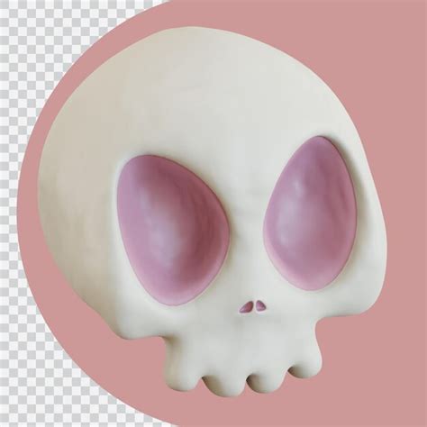 Premium Psd 3d Skull
