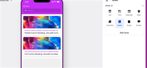 Glide Details Icon Not Showing Full List While Glide List And Others Show
