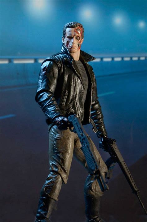 T 800 Police Station Assault Figurine Ultimate Terminator Neca 18 Cm