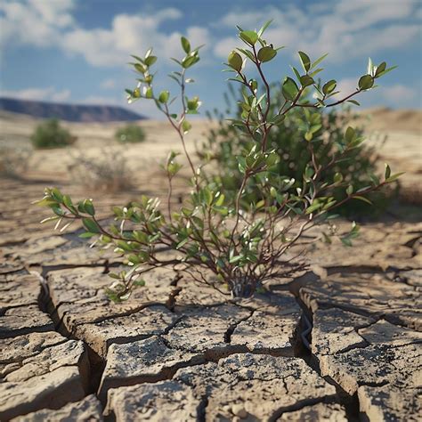Premium Photo Desertification Effects Arid Land Cracked Soil Drought