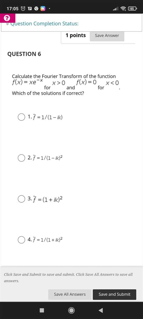 solved 17 05 65 question completion status 1 points save