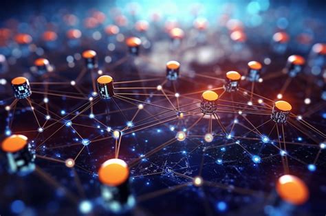 Premium Ai Image Wireless Connection And Networking Concept 3d Rendering Toned Image Double