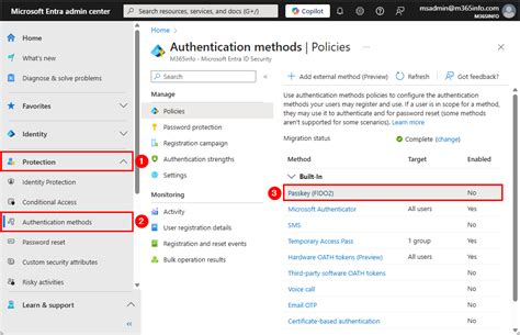 How To Configure Passkeys In Microsoft Entra Id O365info