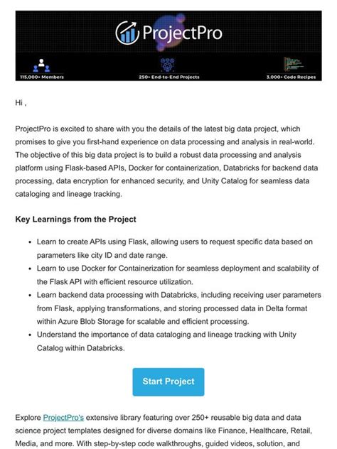 projectpro get ready to build with flask api databricks and unity