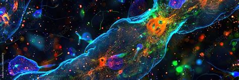 Mouse Cerebral Cortex Section Showing Oligodendrocytes Labeled Using