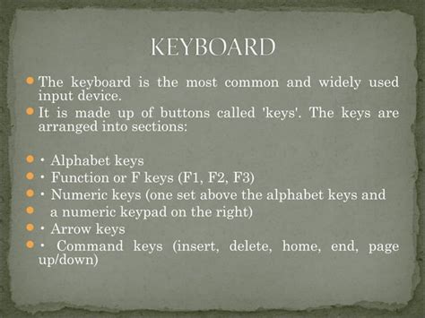 Ict 123 Input Devices Ppt