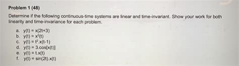 solved problem 1 48 determine if the following